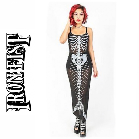 Iron Fist | Dresses | Iron Fist Nwt Bone Deep Mesh Maxi Dress | Poshmark